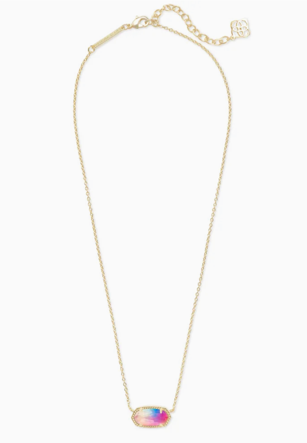 Elisa Pendant Necklace in Gold - Bleu & Co